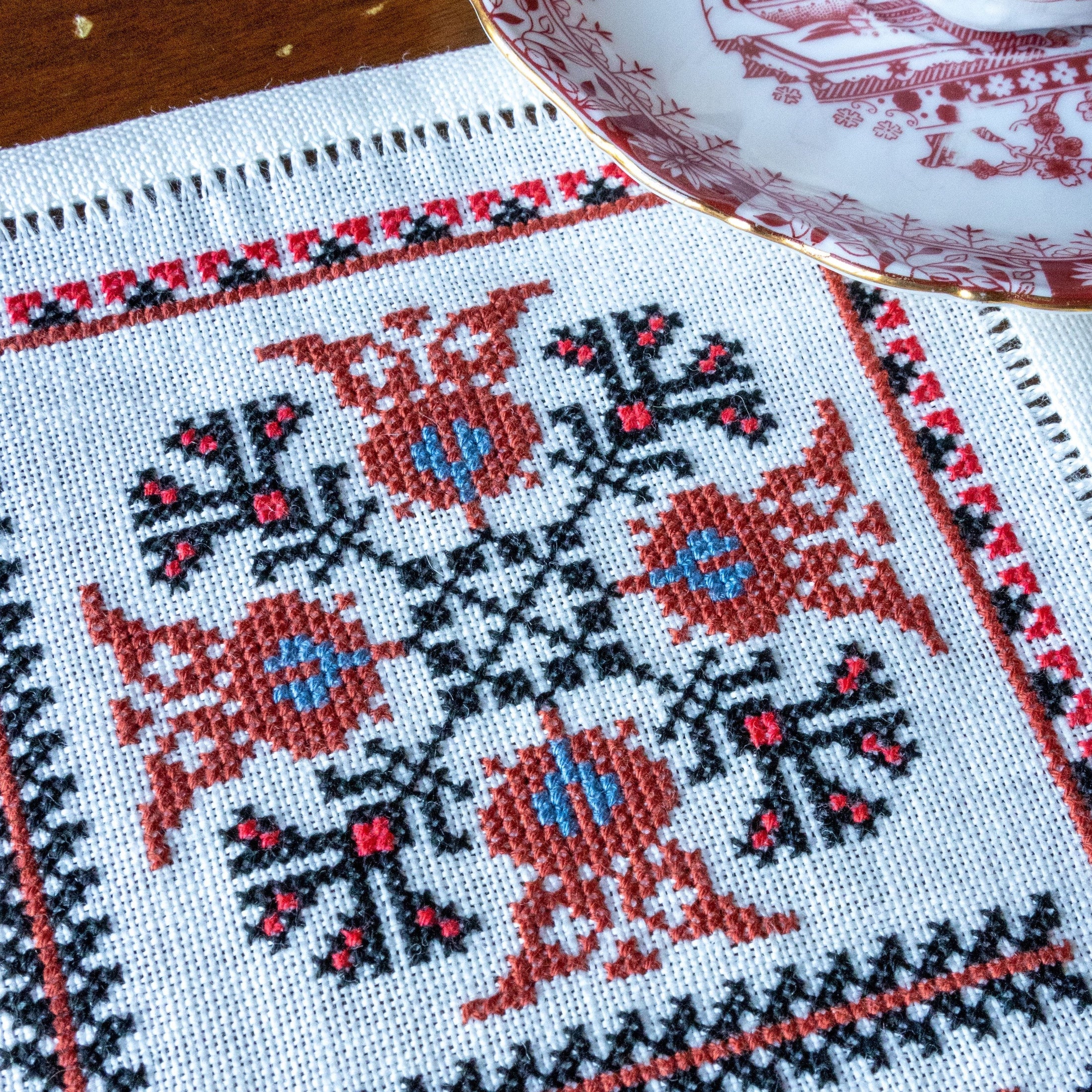 Balkan Quartet cross stitch folk embroidery kit – Avlea Folk Embroidery