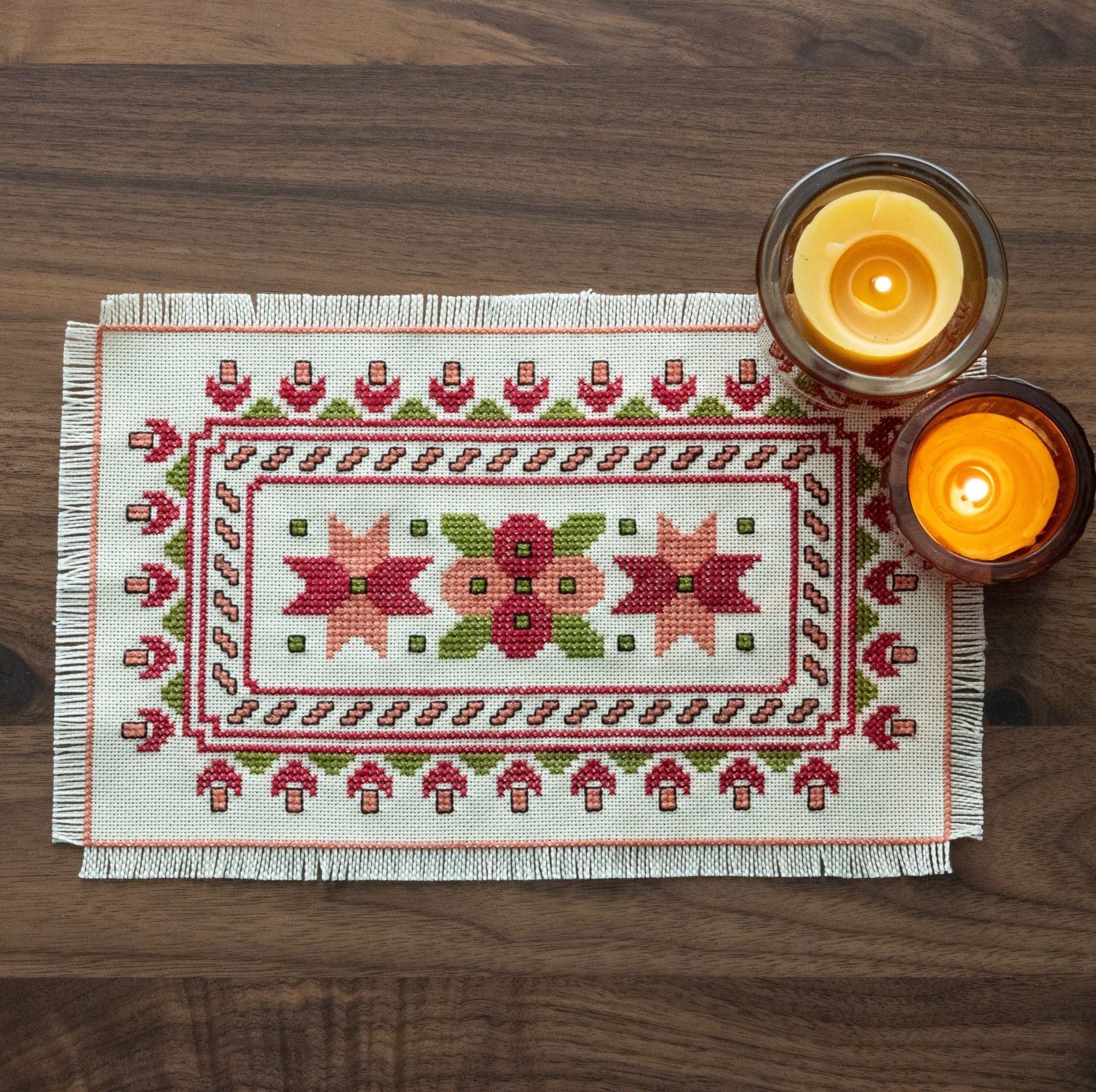 BitKit Mediterranean Dogwood cross stitch folk embroidery PDF pattern ...