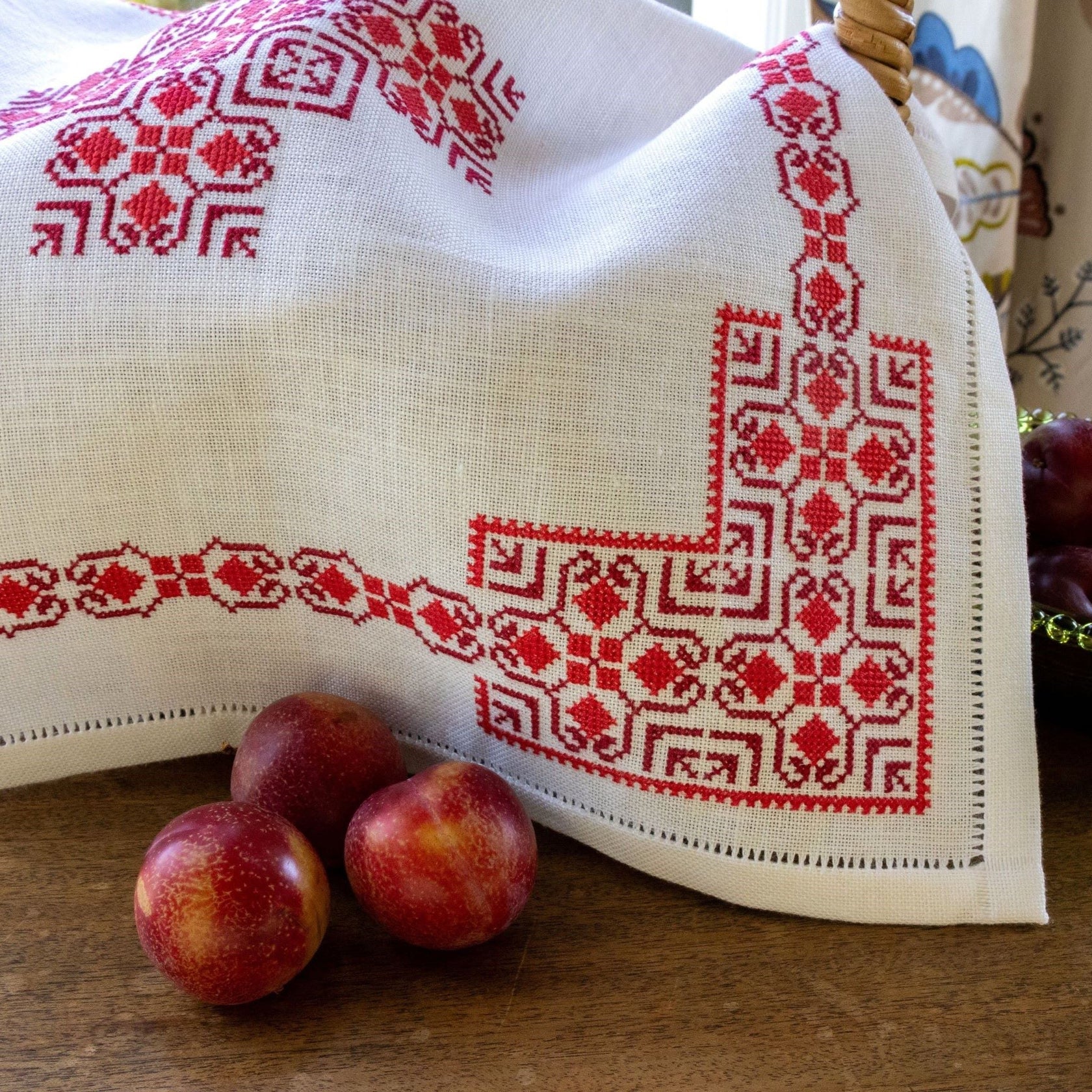 Romanian Basket cross stitch folk embroidery kit – Avlea Folk Embroidery